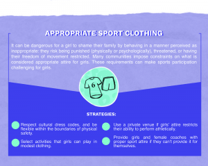Appropriate Sport Clothing - Learning Playground